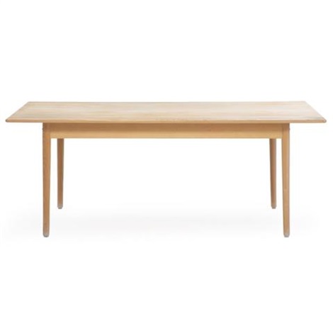 Solid ash wood desk by Hans J. Wegner on artnet