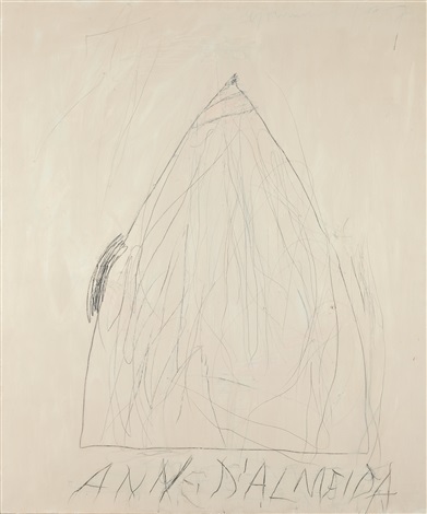 Portrait of Ann DAlmeida by Cy Twombly on artnet