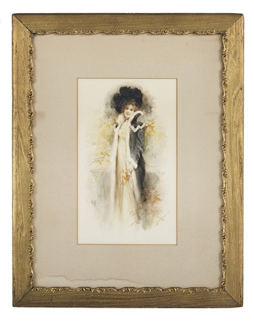 A Lady of Fashion by Leon Moran on artnet