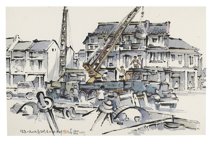 Singapore River By Tan Choon Ghee On Artnet