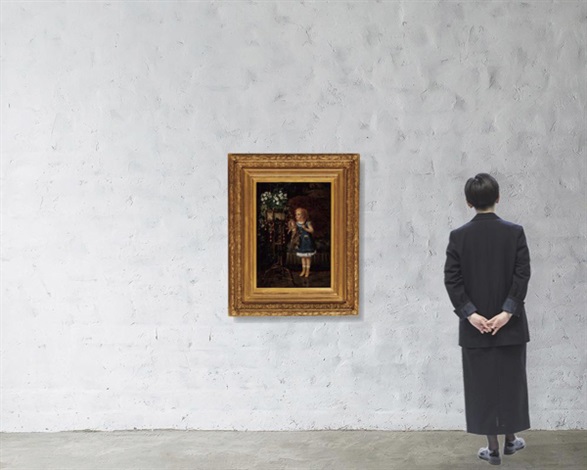 Parasol and doll パラソルと人形 by Jan Frans Verhas on artnet