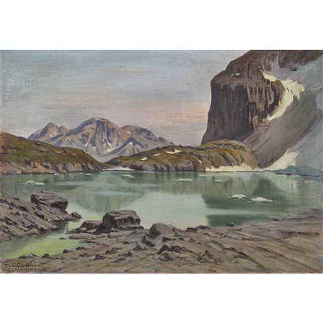 Lac de Lêchauda by Louis Camille Gianoli on artnet