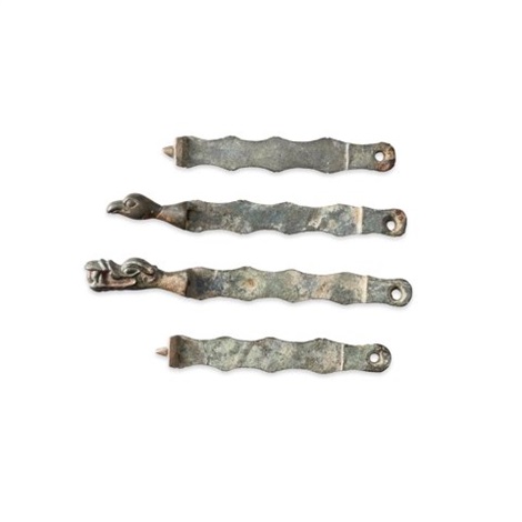 A rare pair of bronze dragon and phoenix pliers, Han dynasty on artnet
