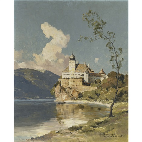 Schloss Schönbühel on the Danube by Hans Maurus on artnet