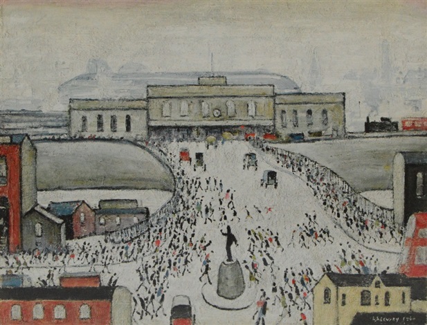 Station Approach by L.S. Lowry on artnet