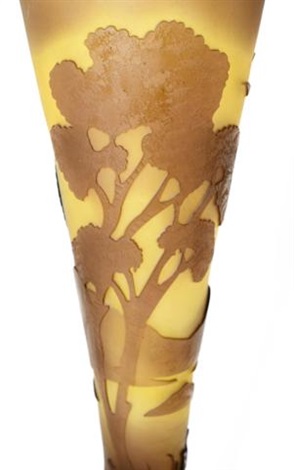 La Rochere Scenic Cameo Glass Vase by La Rochere on artnet