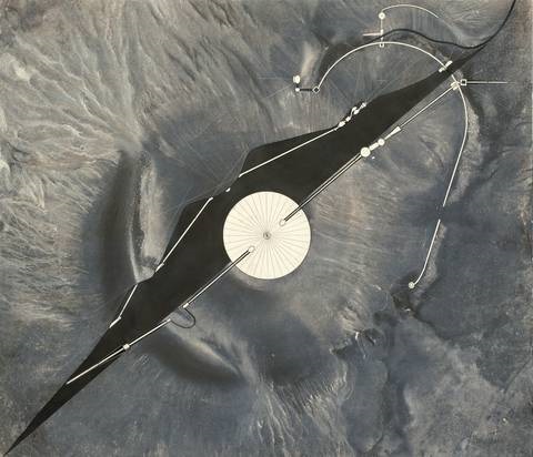 Site Plan With Elevation Roden Crater by James Turrell on artnet