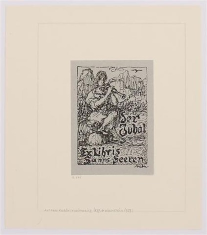 Ex Libris Daniel Pesl by Franz Marc on artnet