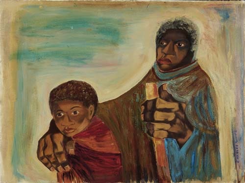 Mother and child by Charles White on artnet