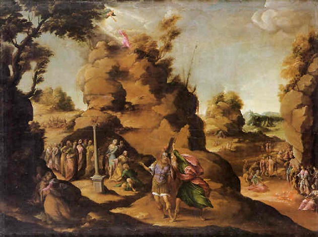 Mosè riceve da Dio le Tavole della Legge by Jan (Hans) Soens on artnet