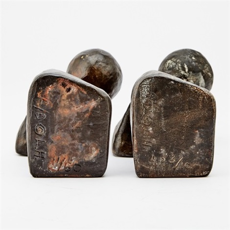 Pair of Lisa Hoke Cast Iron Bookends by Lisa Hoke on artnet
