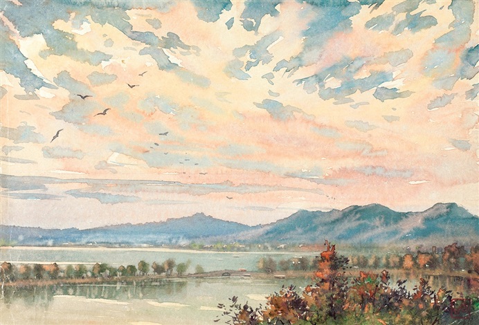 西湖 映日秋风 by Pan Sitong on artnet