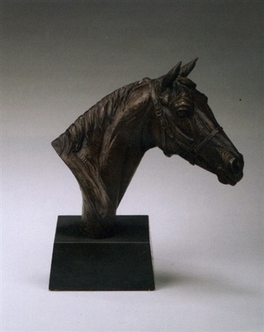 Horses head by Doris Lindner on artnet