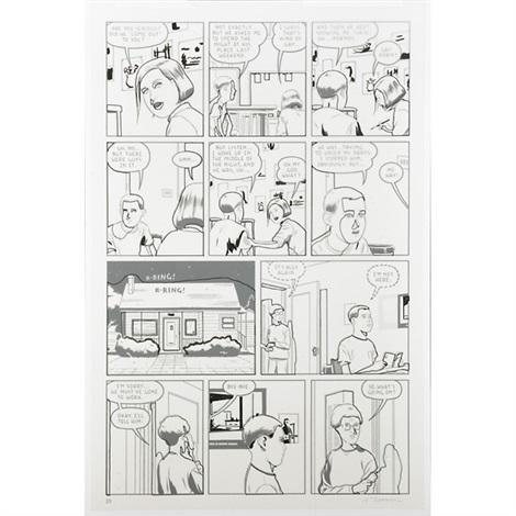 Untitled from Optic Nerve 3 works by Adrian Tomine on artnet