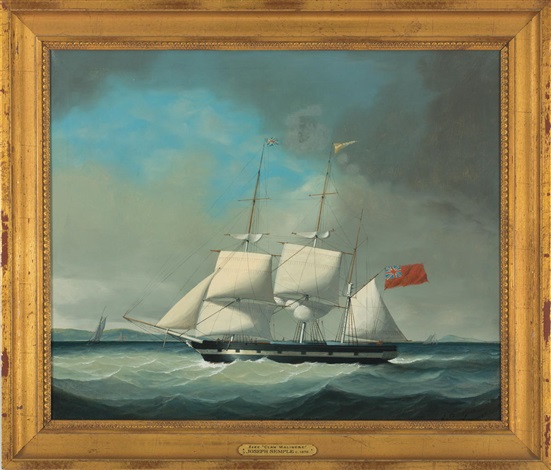 The British bark Clan Malinere by Joseph Joshua Semple on artnet