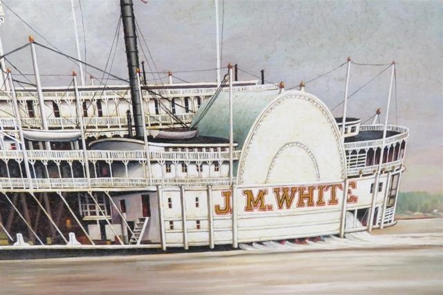 J.M. WHITE STEAMSHIP by William E. Reed on artnet