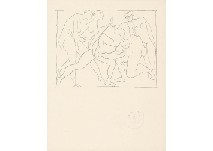 Deux lutteurs observes par Trois femmes nues from LES METAMORPHOSES by Pablo Picasso on artnet