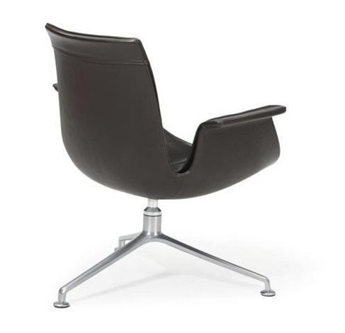 FK Lounge Chair Lounge chair with aluminium swivel frame by Preben ...