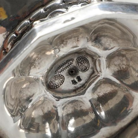 A silver centerpiece by Johan Rohde on artnet