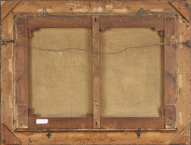 Landskap med kor vid ett vattendrag by Edward (Johan-Edvard) Bergh on ...