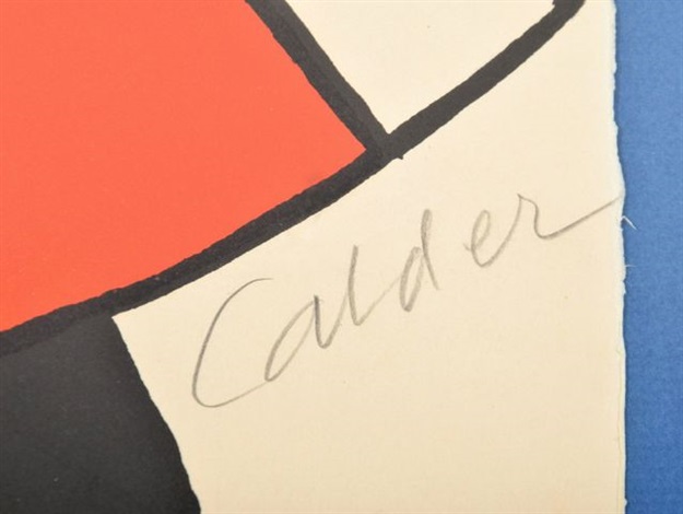 Alexander Calder SPIRAL Lithograph, Signed Edition by Alexander Calder ...