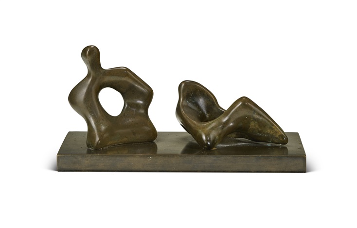 Two Piece Reclining Figure Holes by Henry Moore on artnet