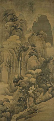 Landscape after Wang Meng by Gu Dashen on artnet