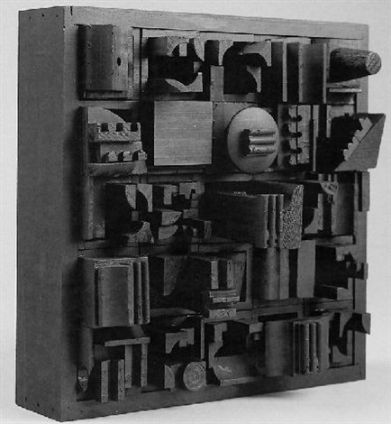 Gray environment by Louise Nevelson on artnet