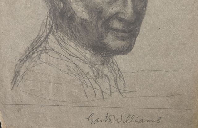 4 Garth Williams Drawings, Figures Self Portraits by Garth Williams on artnet