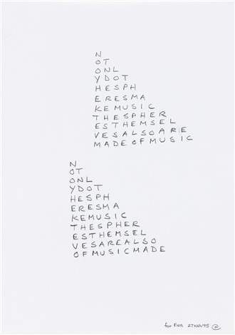Carl Andre Poems