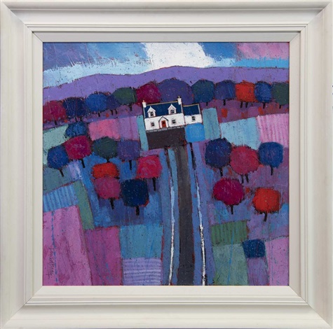 HOUSE IN THE TREES, AN OIL BY DAVID BODY by David Body on artnet