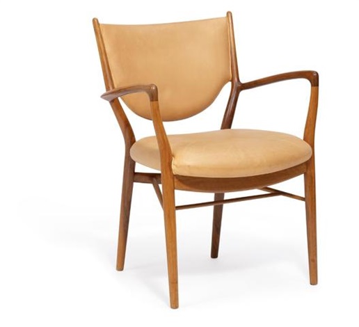 FJ 46 A nutwood armchair by Finn Juhl on artnet