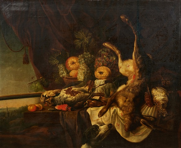 stilleben med frukt och vilt by Pieter Boel on artnet