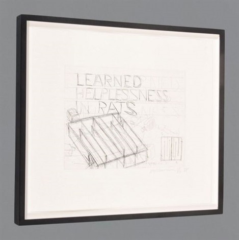 Learned Helplessness in Rats by Bruce Nauman on artnet