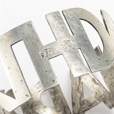 Happy Birthday bracelet by Gerd Rothmann on artnet