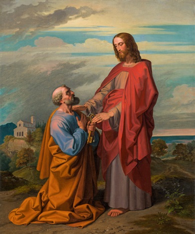Christ handing the keys to Saint Peter by Josef von Führich on artnet