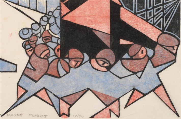 Crossing the Road by Claude Flight on artnet