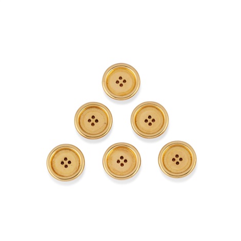 Bulgari - Six 18k yellow gold buttons, Bulgari by Bulgari (Co.) on artnet