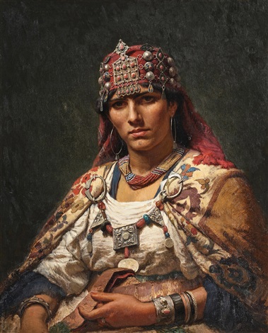 A Kabyle Beauty, Algeria by Frederick Arthur Bridgman on artnet