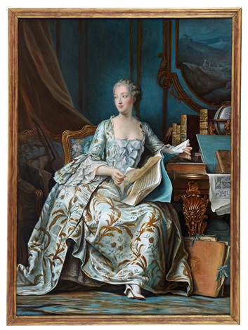 Jeanne Poisson, Madame de Pompadour by Maurice Quentin de La Tour on artnet