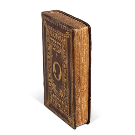 Lucanus, Civilis Belli, Venice, Aldo, 1502, Roman medallion binding in ...