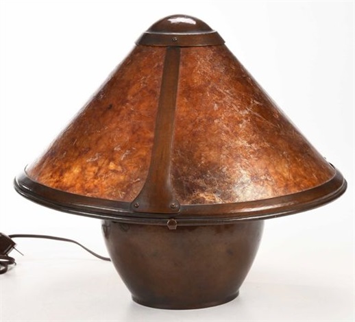 Dirk Van Erp Copper and Mica Table Lamp by Dirk van Erp on artnet