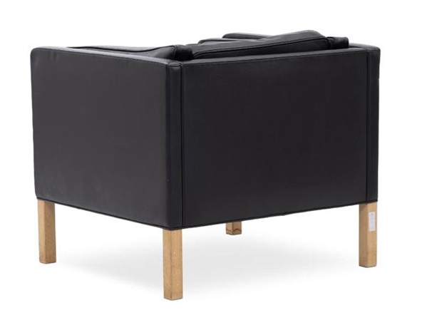 Easy chair with oak legs by Peter Mogensen on artnet