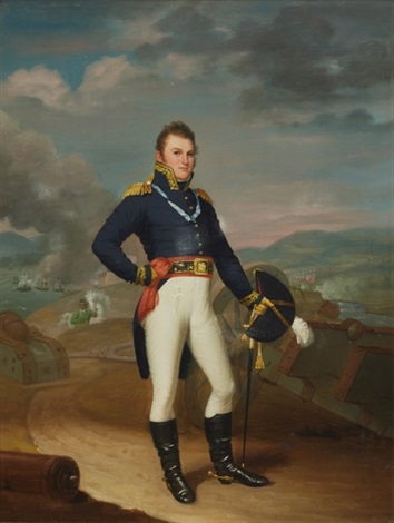 General Alexander Macomb at the Battle of Plattsburgh by Samuel Lovett Waldo on artnet