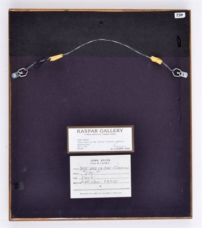 Back Yard on Oak Street, Toronto. by John Kasyn on artnet