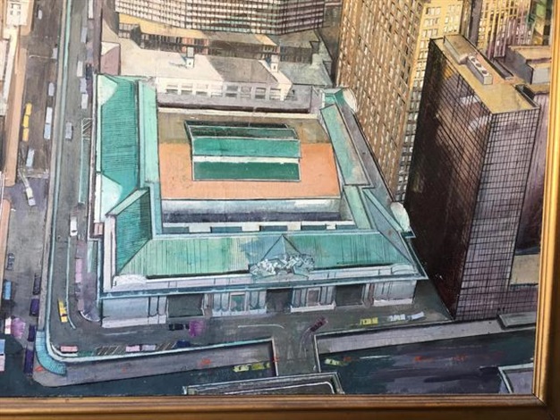 Grand Central and Pan Am Building by David Beynon Pena on artnet