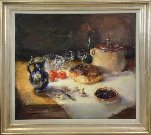Nature morte au pain by Marcel Pire on artnet
