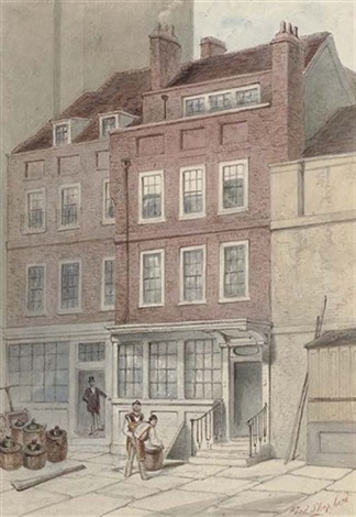 Popes House, Plough Court, Lombard Street by Frederick Napoleon ...