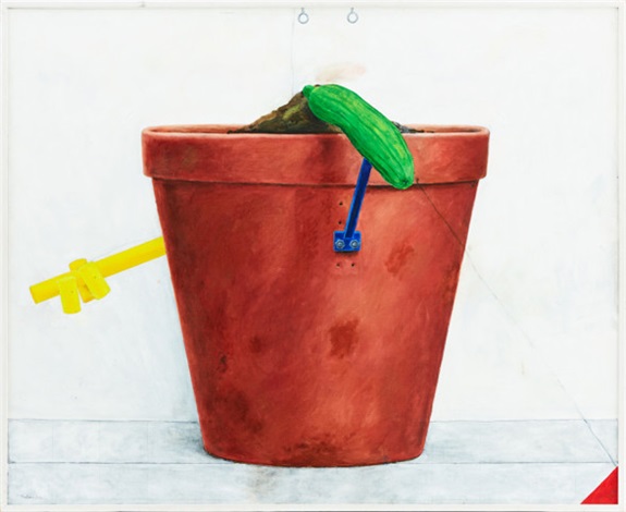 Kruka med gurka by Pär Gunnar Thelander on artnet