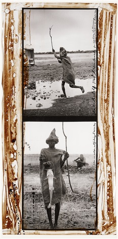 Ebei in Action Catfishing at Moite Bay by Peter Beard on artnet